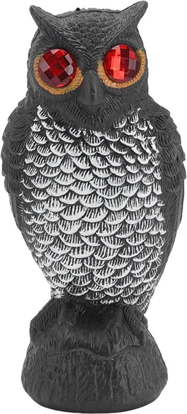 Tuinvogel Uil Vogelverschrikker Muovi Rode Ogen - Vogelverschrikker ...