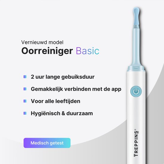 Oorreiniger - Wit - Oorsmeer verwijderaar met Camera - Ear Cleaner ...