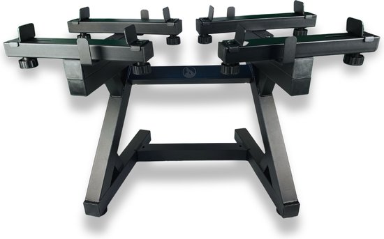 WOLV Dumbell Rack - Dumbell Rek voor 2x 24KG WOLV Verstelbare Dumbbells ...