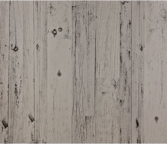 Dutch Wallcoverings Dutch Heritage Vliesbehang Hout Whitewash 7250-0 | bol