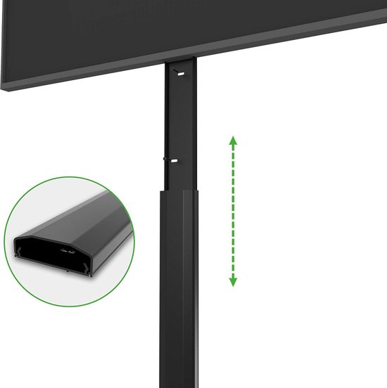 Kabelgoot zelfklevend 3M plakband zwarte pvc lengte 100 cm breedte 6 cm ...