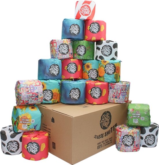 The Good Roll - The Cheerful Choice - Wcpapier - Duurzaam toiletpapier ...