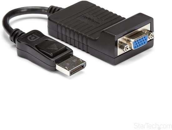 DisplayPort to VGA adapter Startech DP2VGA Black | bol