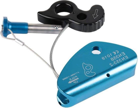 Descent Self Locking Stop Mountaineering Carabiner Rope Clip - Safety ...