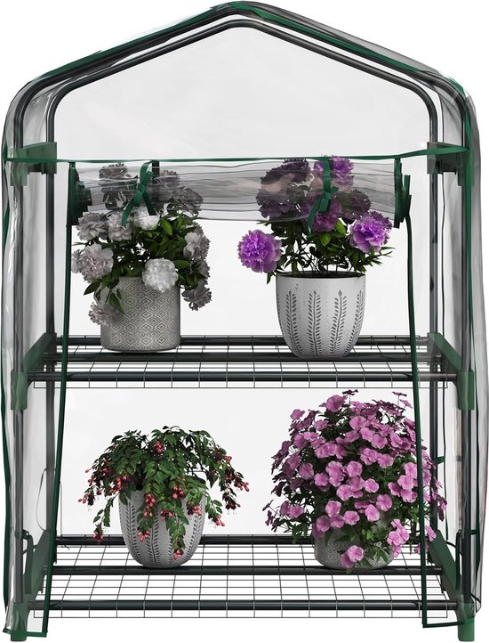 Mini Kas Warme Kas, Mini Draagbare PVC Tuin Kas Warme Kas Tuinieren ...