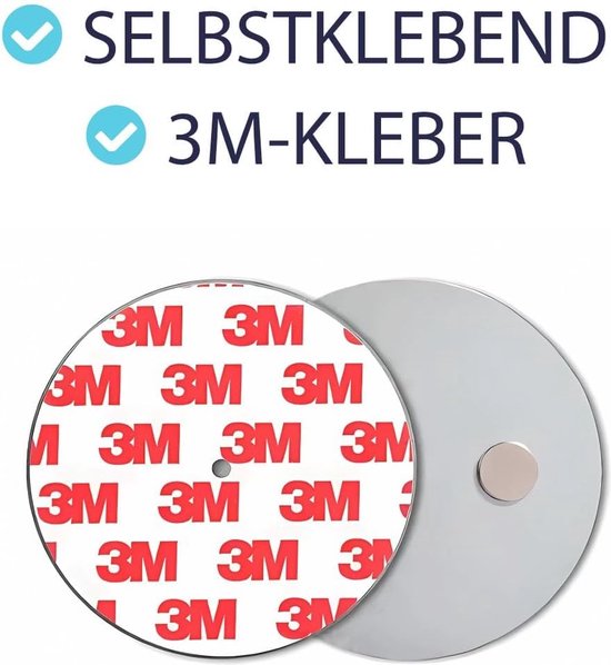 Magneethouder voor Rookmelders - 20 Stuks, Zelfklevend, Ø 40 mm, Snelle ...