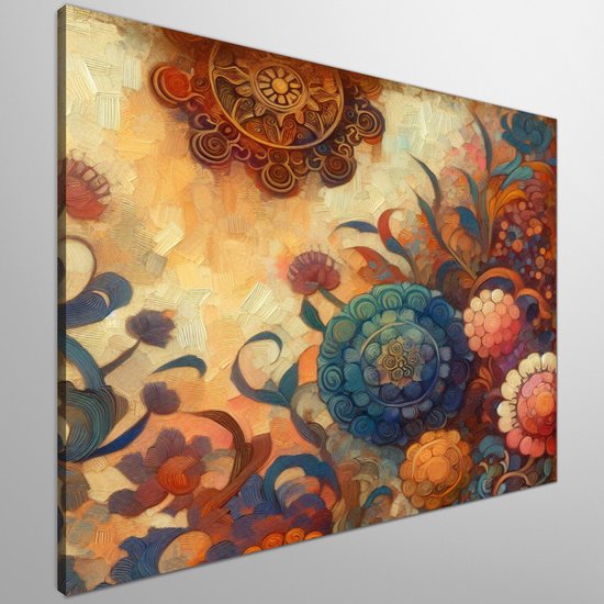 Olieverf dikke dames schilderij | Levendige momenten: weelderige dames ...
