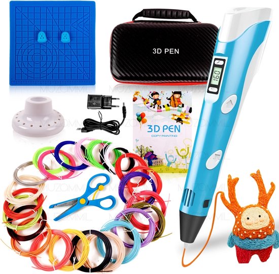 SeRox® 3D pen starterspakket XXL - 140m PLA filament 1,75mm - knutselen ...