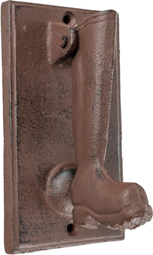 Homescapes Deurklopper antieke laarzen bruin 821g | bol
