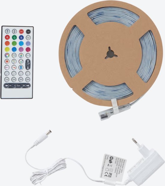 Muziekgevoelige ledstrip - 5 Meter - Licht reageert op geluid - 480 ...