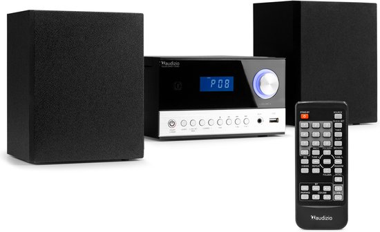 Stereo set met CD speler en radio - Audizio Toulon - Bluetooth en mp3 speler - Losse... | bol