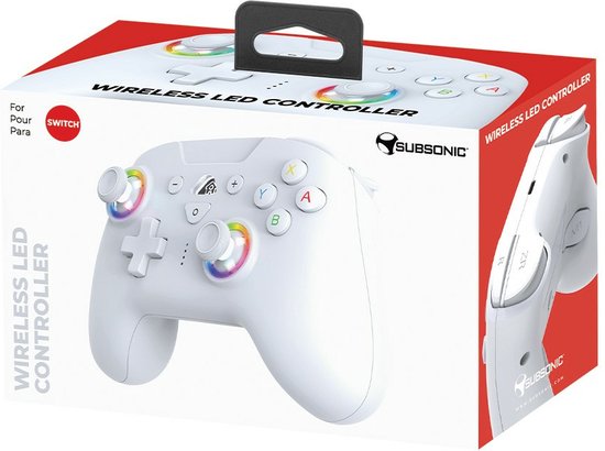 Subsonic SA5633-2 Bluetooth Game Controller Wit voor Nintendo Switch – Draadloos Gamepad | bol
