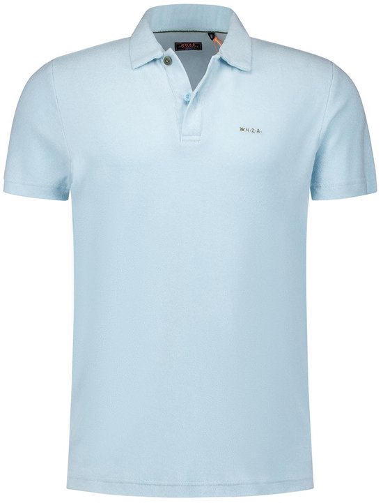 NZA - Lichtblauwe badstof polo | bol