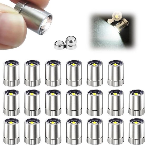 20 stuks kleine lampjes mini-ledverlichting met batterij - voor ...