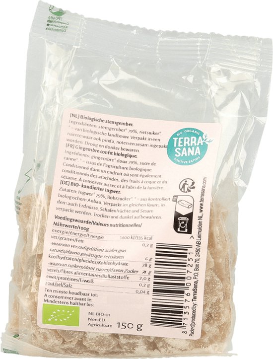 TerraSana Stemgember bio (150g) | bol
