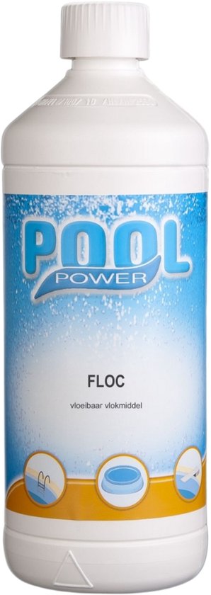 Pool Power - Floc - 1 Liter - Voor kristalhelder zwembadwater | bol