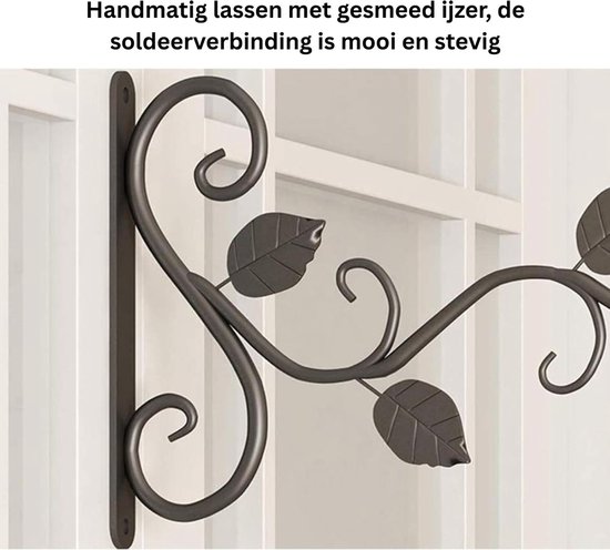 Plantenhaak Hanging Basket - Muurhaak voor Planten - Wandhaak | bol
