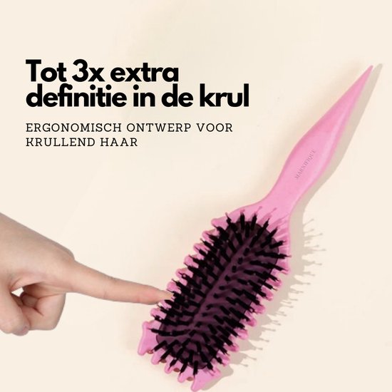 Marnifique Curl Brush - Krullenborstel - CG Methode - Inclusief ...