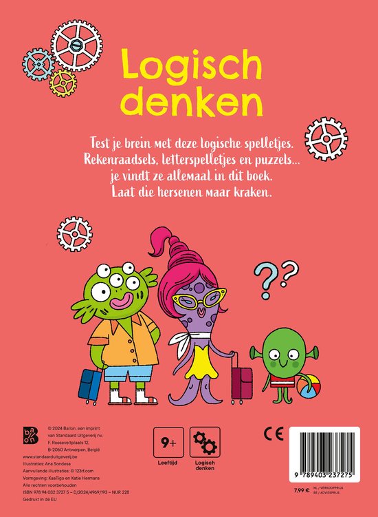 Logisch denken 1 - Logisch denken 9+ | 9789403237275 | Boeken | bol