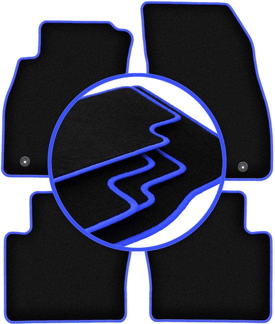 CARLUX-BLUE automatten voor: Saab 9-5 II NG sedan, stationwagen ...