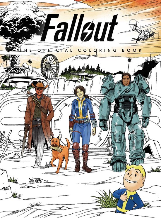 Fallout: The Official Coloring Book, Martin Cahill | 9798886638394 ...