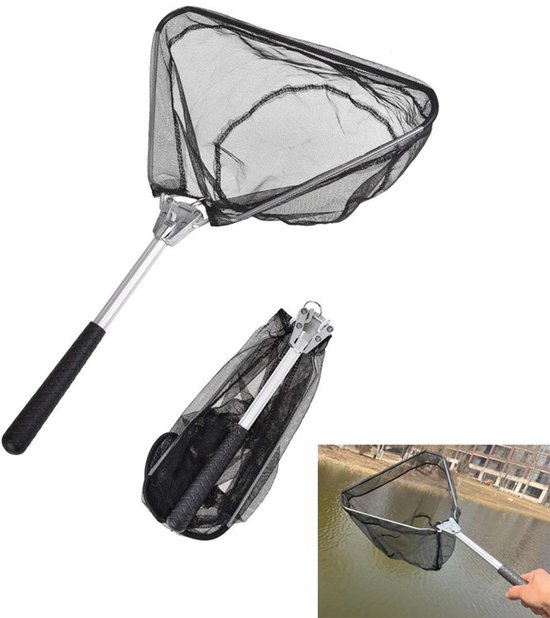 Schepnet - Opvouwbaar Schepnet - Schepnet voor vissen - Visnet met ...
