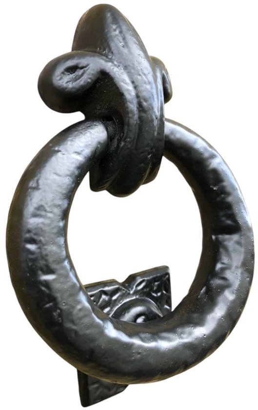 Antieke deurklopper - klassiek design - zwart - ijzer | bol