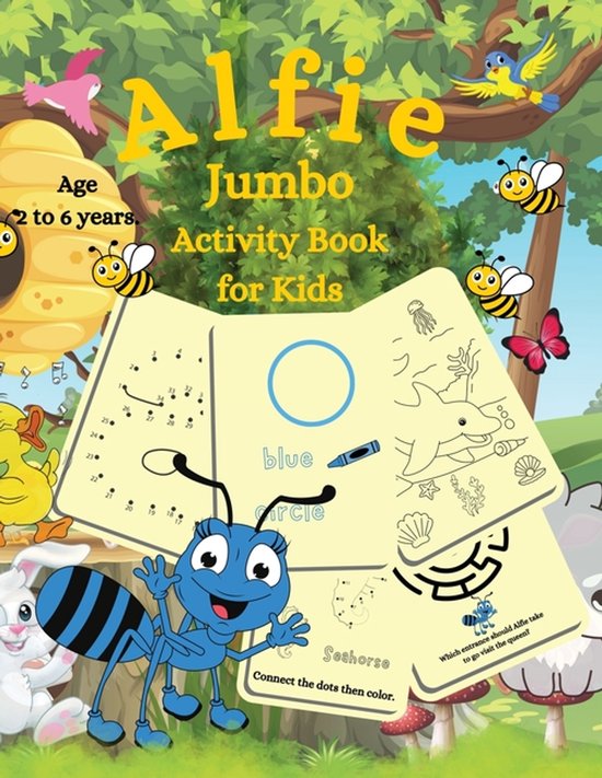 Alfie Jumbo Activity Book for Kids, Joanne S Ruiz | 9798869116925 ...