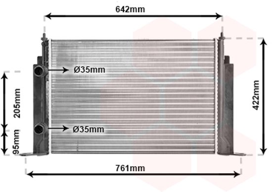 Van Wezel - RADIATOR VOOR FIAT STILO 2001-2007 46745809 | bol