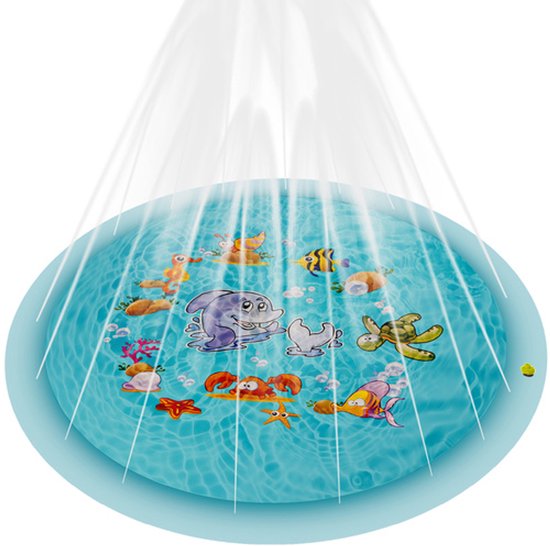 Watermat met Fontein | Waterspeelmat 150 cm | Spelen met water | Splash ...