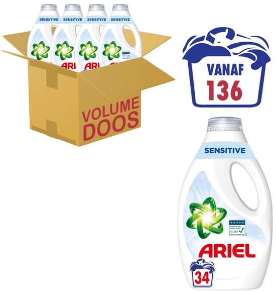 Ariel Sensitive (4 x 1,25L) | bol