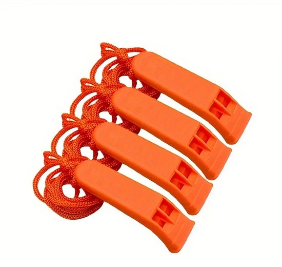 Set van 6 Noodfluitjes – Dual Frequency Outdoor Fluit met Dubbel ...