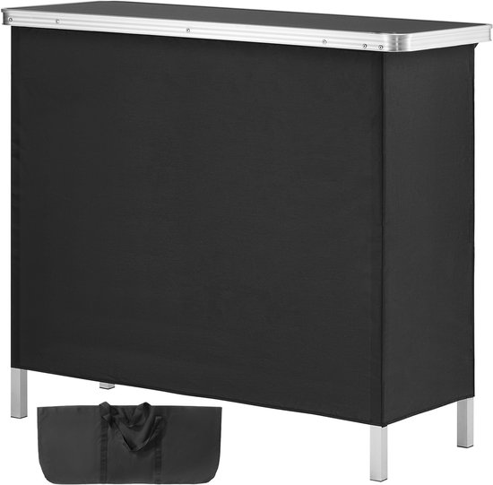 Draagbare beurstafel, 975 x 385 x 870 mm, opvouwbare displayteller met ...