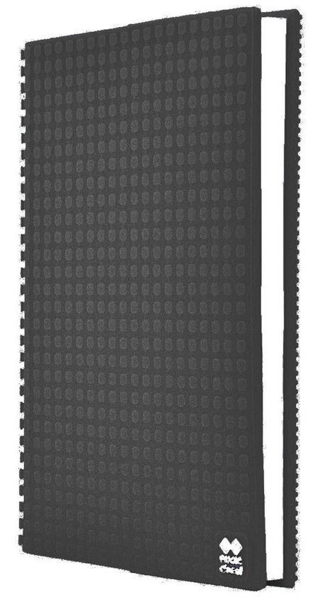 Pixie Crew Dagboek Met Siliconen Paneel A5 Zwart | bol