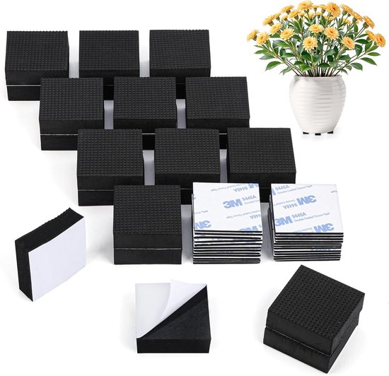 Onzichtbare plantenpot voetjes - Bloempot verhogers - Antislip - 24 ...