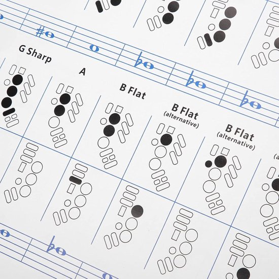 Saxofoon Grepen Tabel - Beginner's Handleiding en Oefeningen | bol