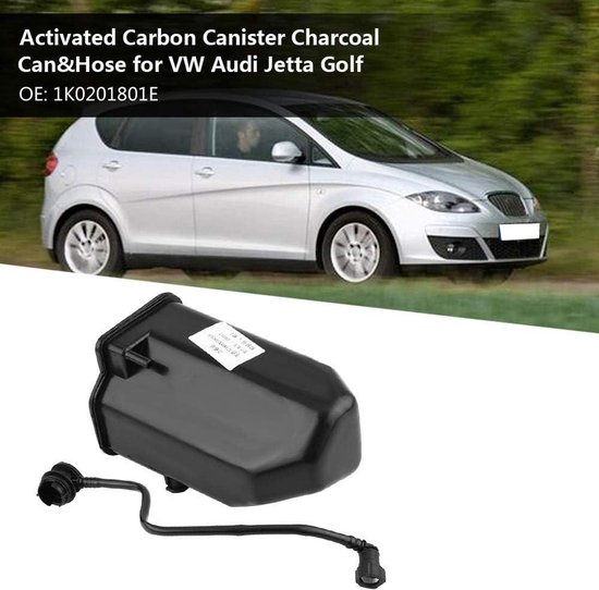 Actieve Koolfilter Auto met Slang Tankontluchting | Carbon Jerrycan ...