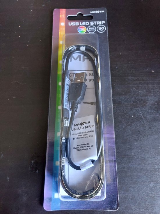 USB LED STRIP MULTICOLOR | bol