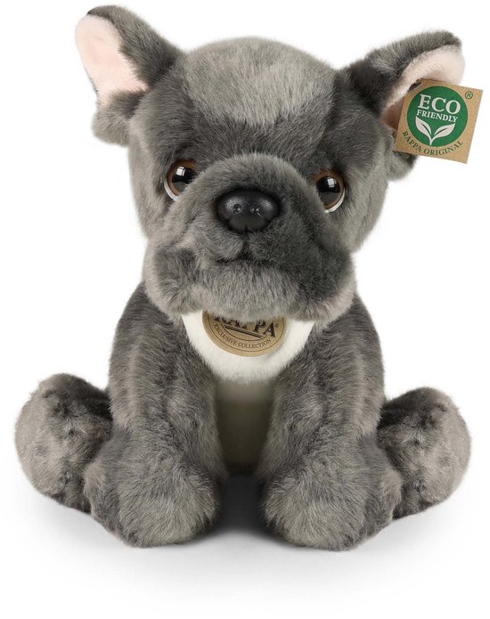 Rappa ECO knuffel French Bulldog 26 cm - realistische knuffel hond van ...