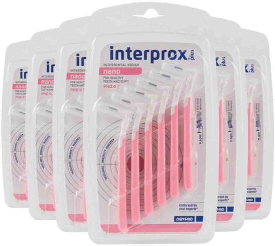 6x Interprox Ragers Plus Nano Roze PHD 0.7 6 stuks | bol