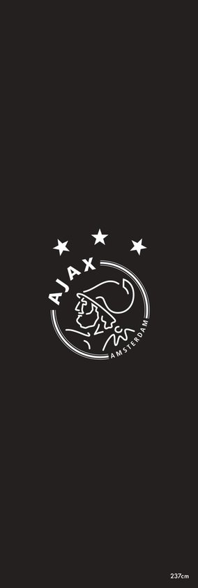 Dartmat Ajax Zwart Met Ajax Logo - 237 x 80 cm | bol