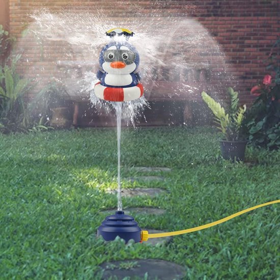 Hydro Launch Watersproeier 360° Roterende Waterpinguïn - Zomer ...