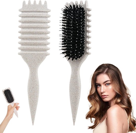 Ontwarrende Borstel voor Krullend Haar - Perfecte Styling Tool voor ...