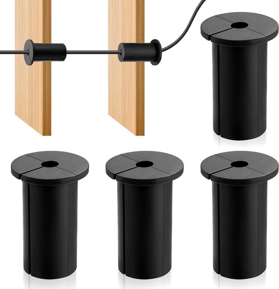 4 Stuks 1" Muur Gat Kabel Routing Kit voor Siliconen Muur Grommets ...