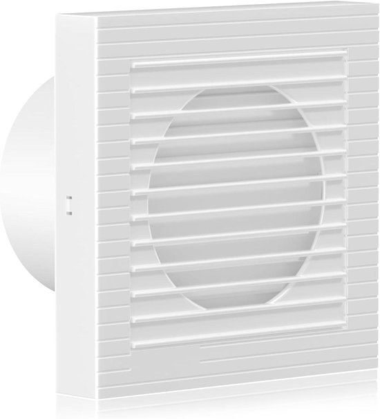 150 mm afvoerventilator 250 m³/h stille ventilator voor ventilatie ...