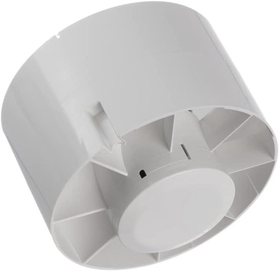 125 mm buisventilator - inbouwventilator - kunststof - wit - badkamer ...