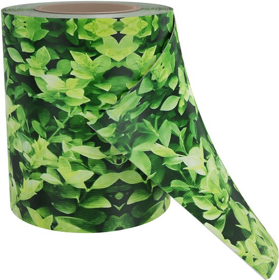 70m x 19cm PVC zichtwerende folie privacy strips dubbele staaf matten ...