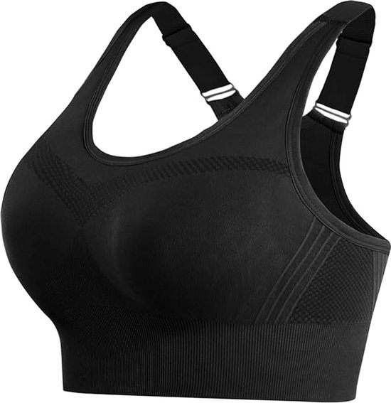 Dames Sportbeha Met Sterke Ondersteuning – Gevoerde Beha Zonder Beugel ...