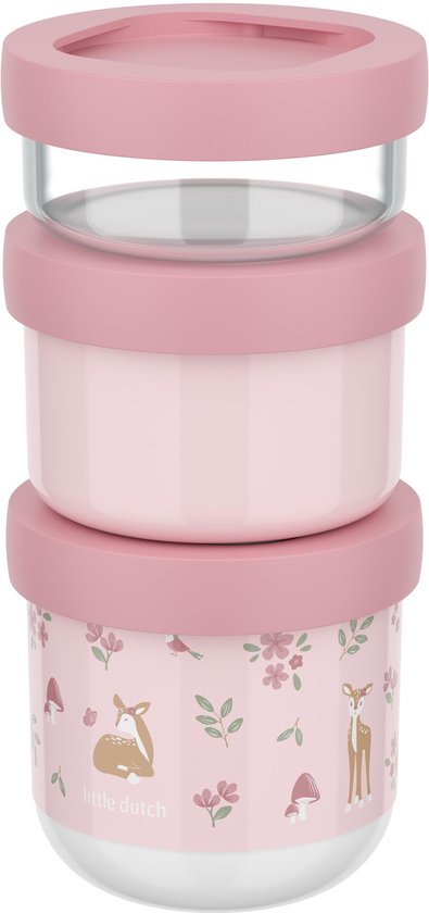 Mepal Mio snackbox stack 3-delig Little Dutch - 100 + 175 + 275 ml ...