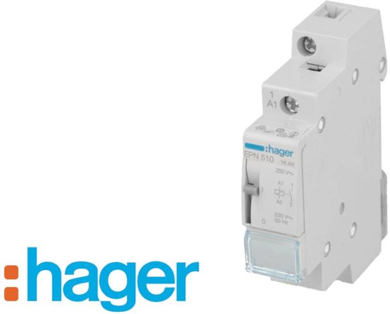 Hager EPN Bistable Relay - EPN510 - E2ZNM | bol
